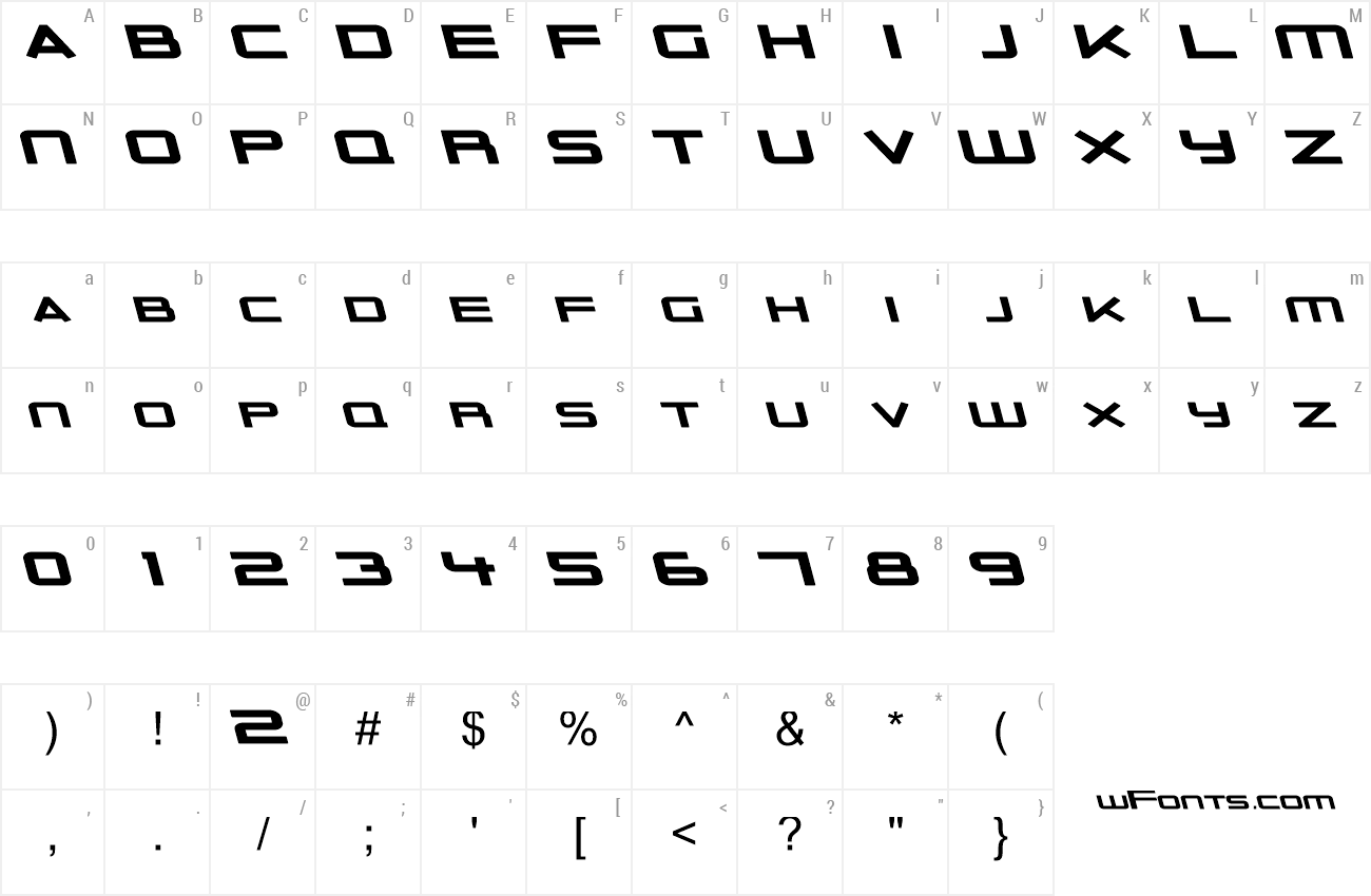 Download Free Font Outer Limits Solid Extended